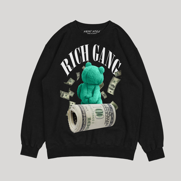 Bluza RICH GANG Black – SaintStyle.ro